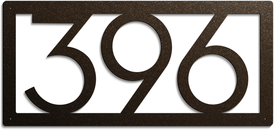 3 Digit Modern Address Plaques - Personalized Condo or Apartment Addre ...