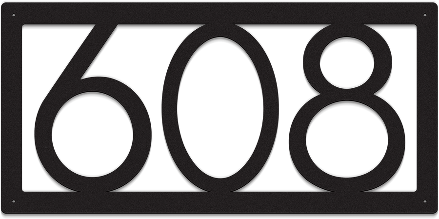 3 Digit Modern Address Plaques - Personalized Condo or Apartment Addre ...