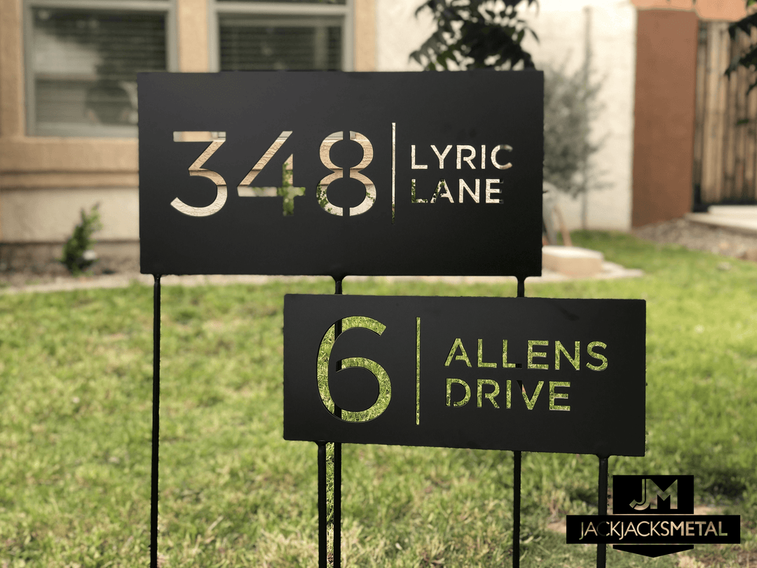 Custom Copper House Numbers